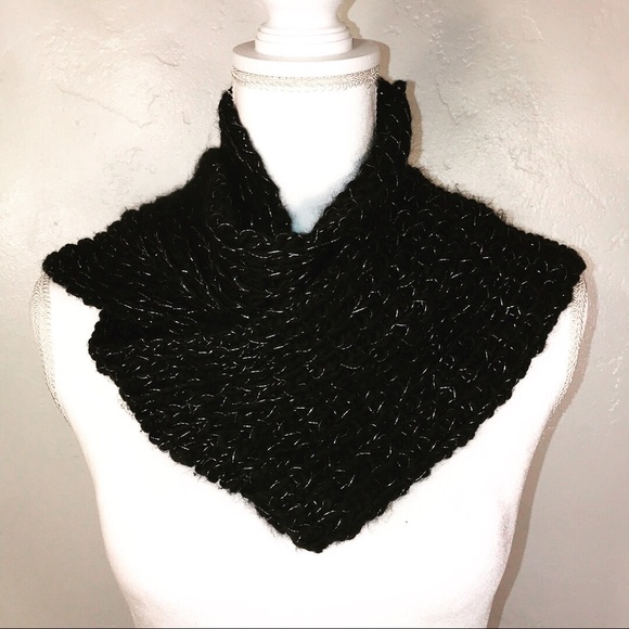 Jessica Simpson | Accessories | Jessica Simpson Blacksilver Scarfhat ...